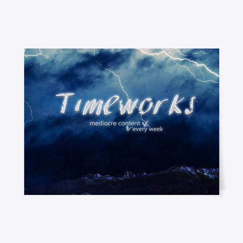 Lightning Storm Poster // Timeworks Vault